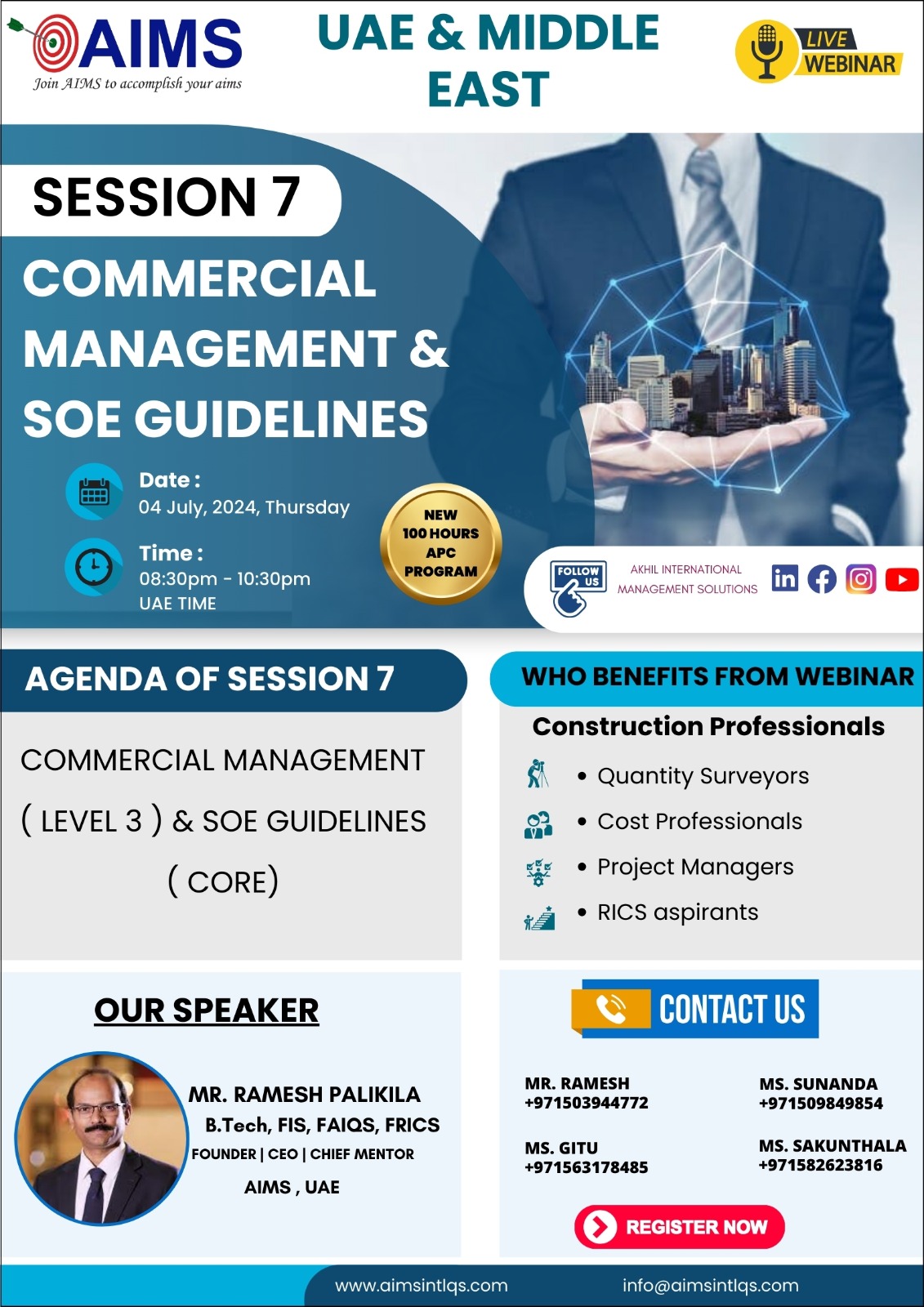 AIMS Intl QS - Join AIMS to Accomplish Your Aims