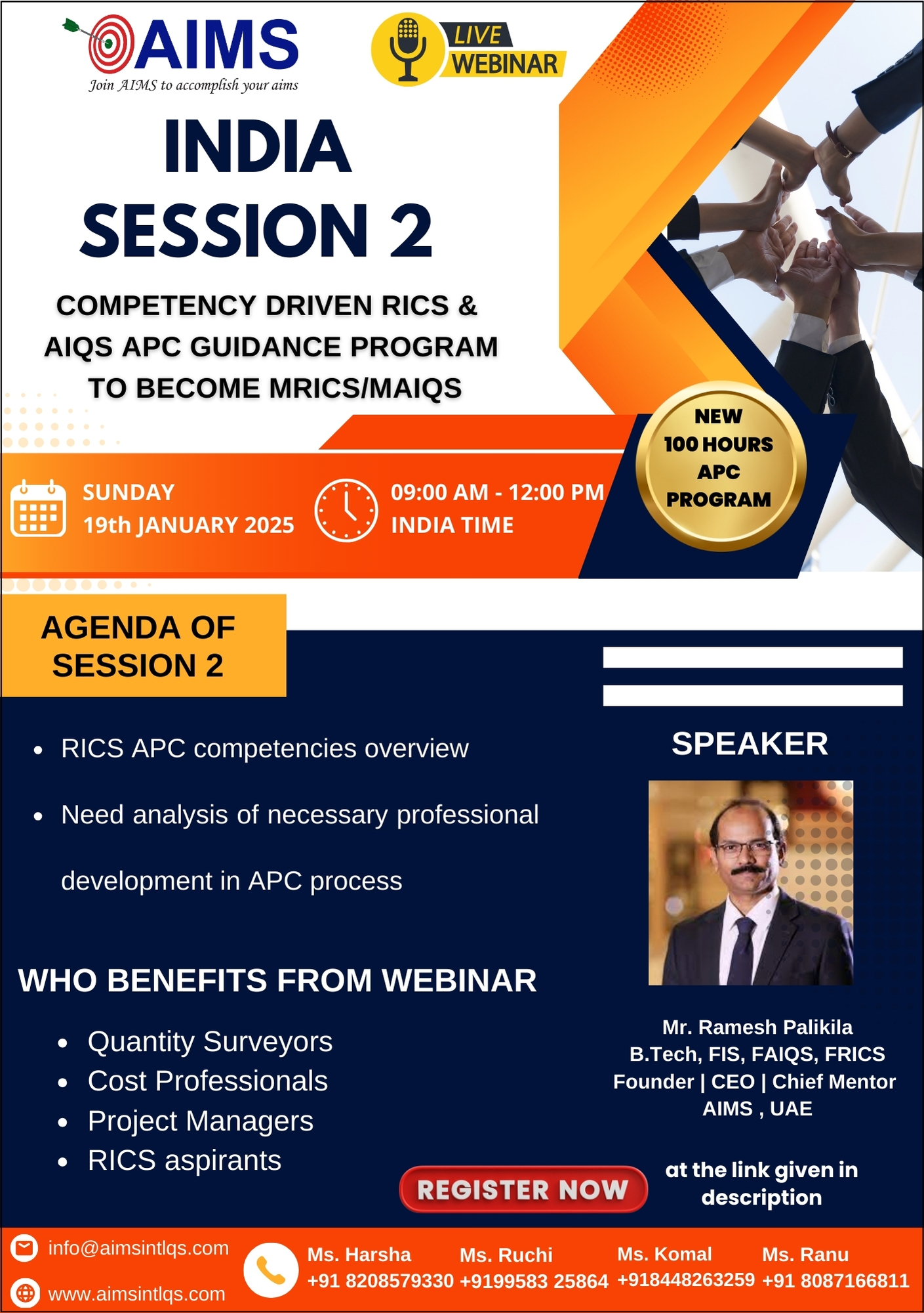 AIMS Intl QS - Join AIMS to Accomplish Your Aims