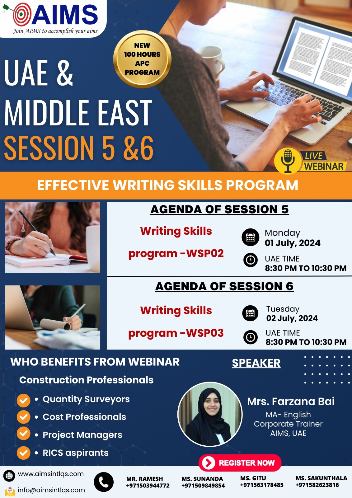 AIMS Intl QS - Join AIMS to Accomplish Your Aims