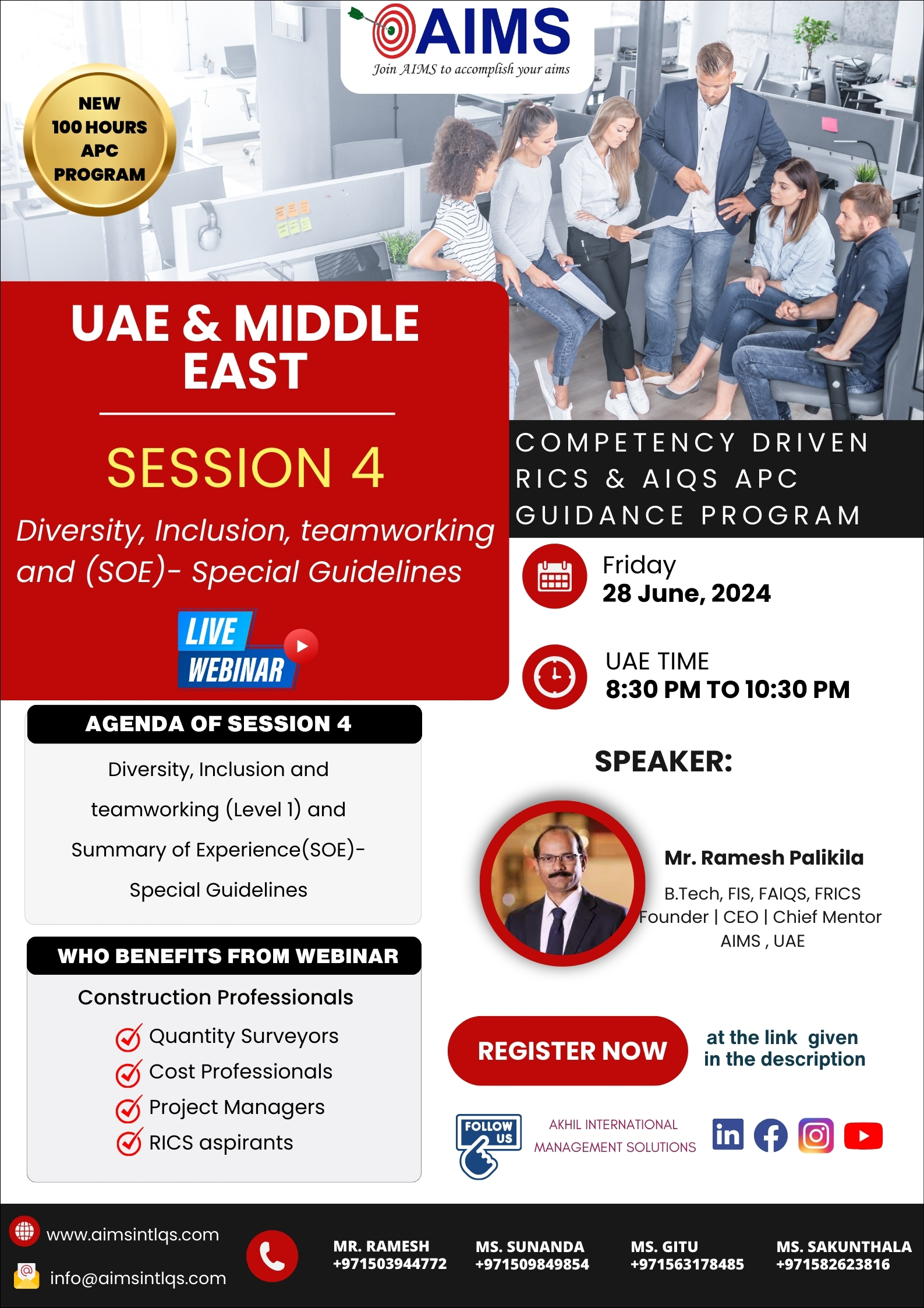 AIMS Intl QS - Join AIMS to Accomplish Your Aims