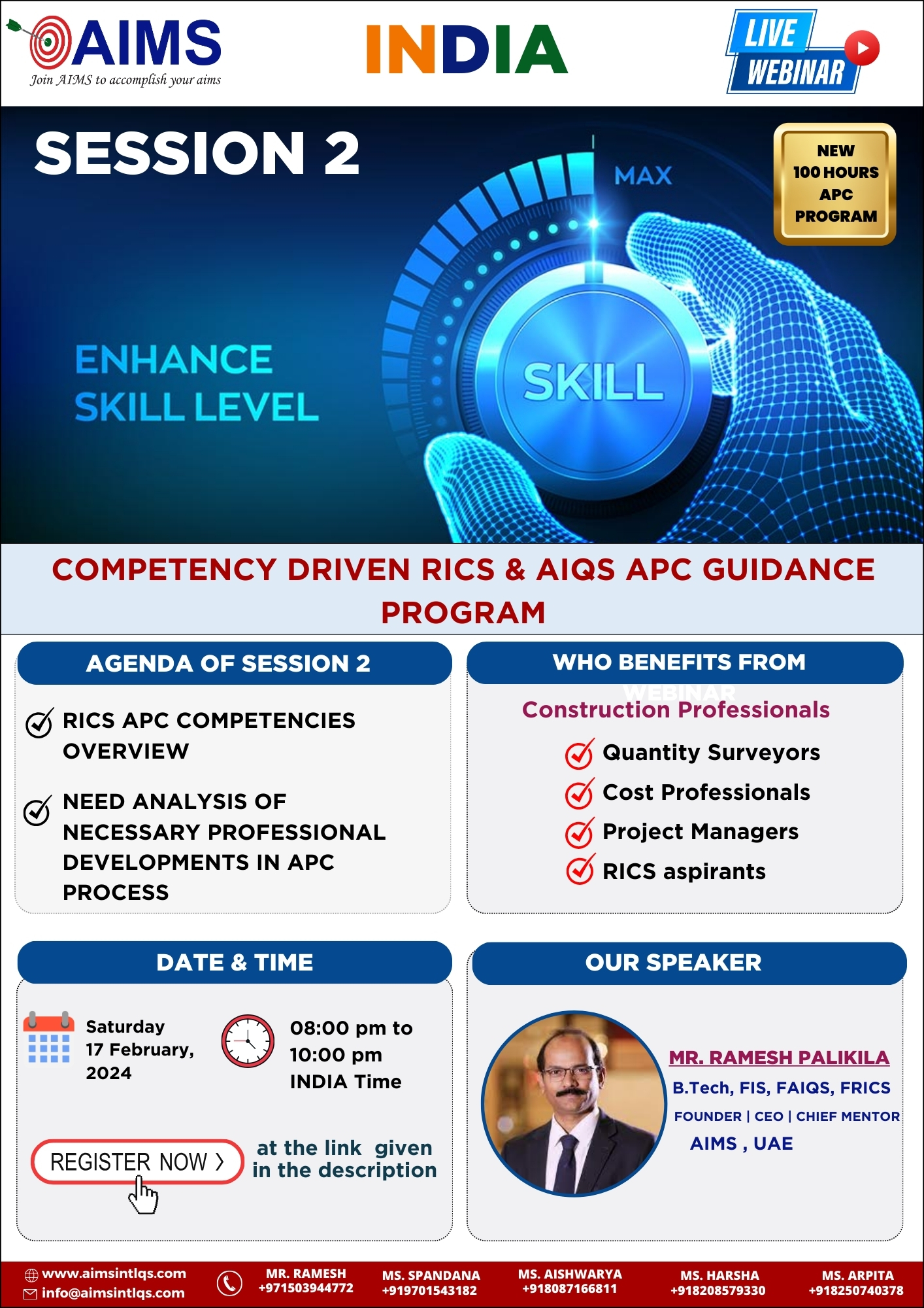 AIMS Intl QS - Join AIMS to Accomplish Your Aims