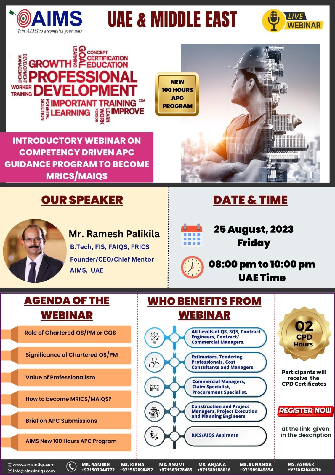 AIMS Intl QS - Join AIMS to Accomplish Your Aims